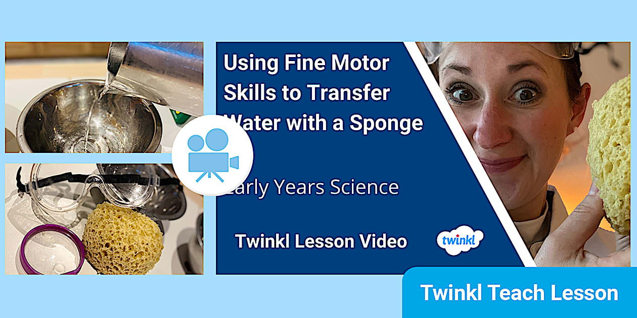 Fine Motor Skills Science Activity | EYFS Video Lesson