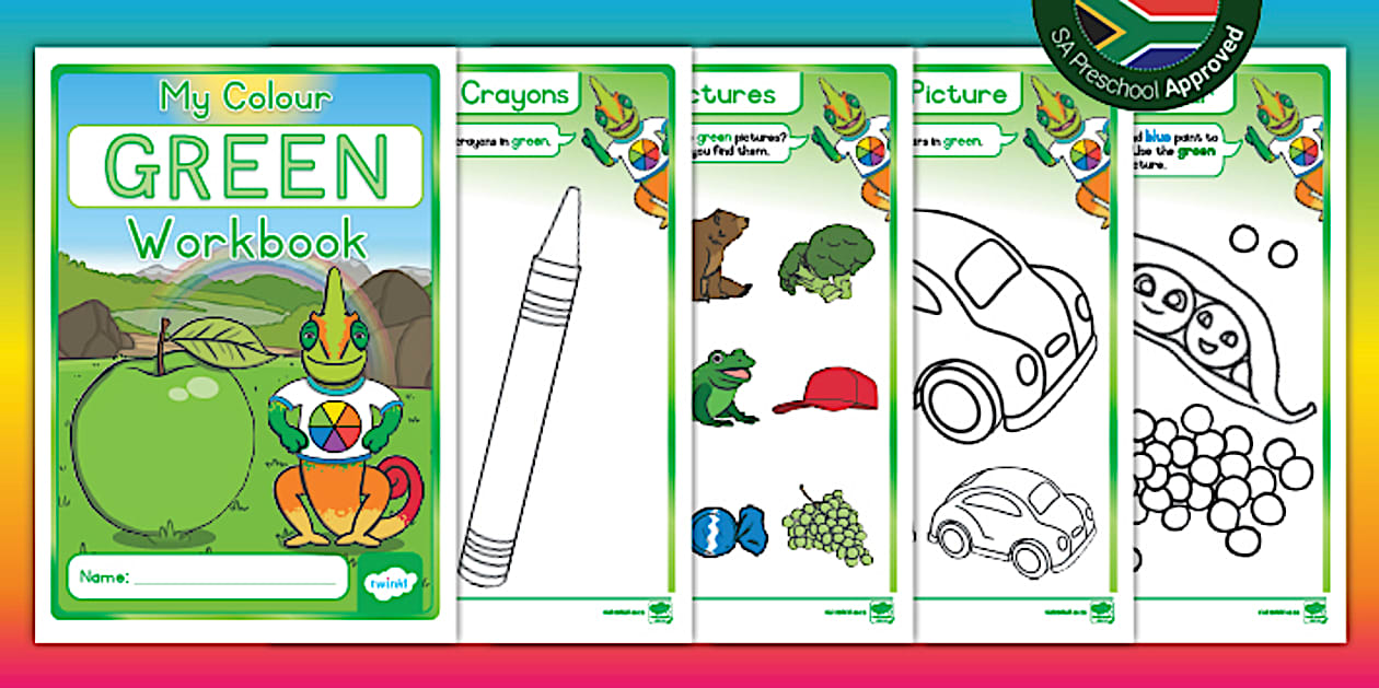 Preschool Numeracy: My Colour Green Workbook (teacher made)
