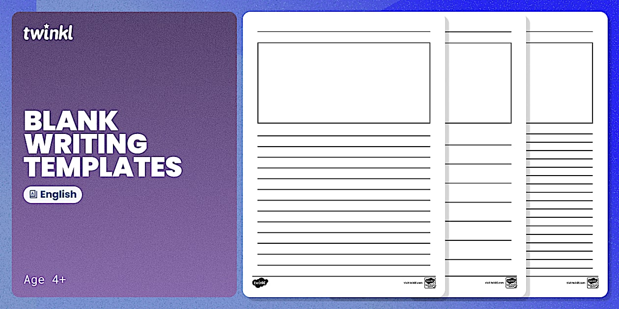 Writing Template with Picture Box | NZ Primary Resources