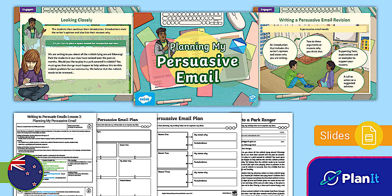 Phase 2 Write to Persuade Lesson 3: Plan a Persuasive Email
