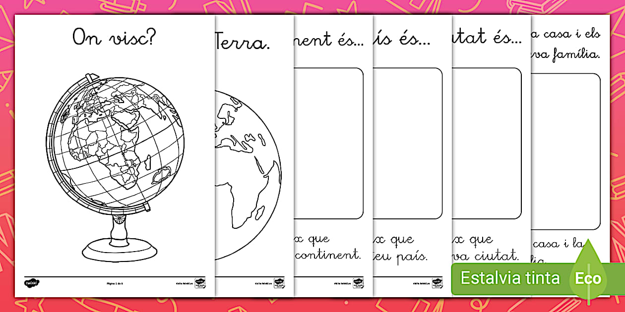 Quadernet de Geografia: On visc? - Català (Teacher-Made)