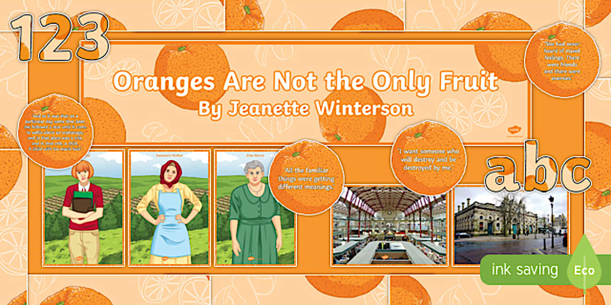 GCSE Oranges Are Not the Only Fruit Display Pack - Twinkl
