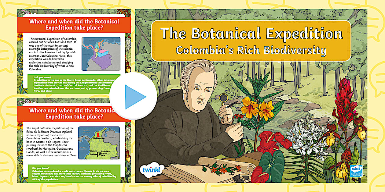 The Colombian Botanical Expedition (teacher made) - Twinkl