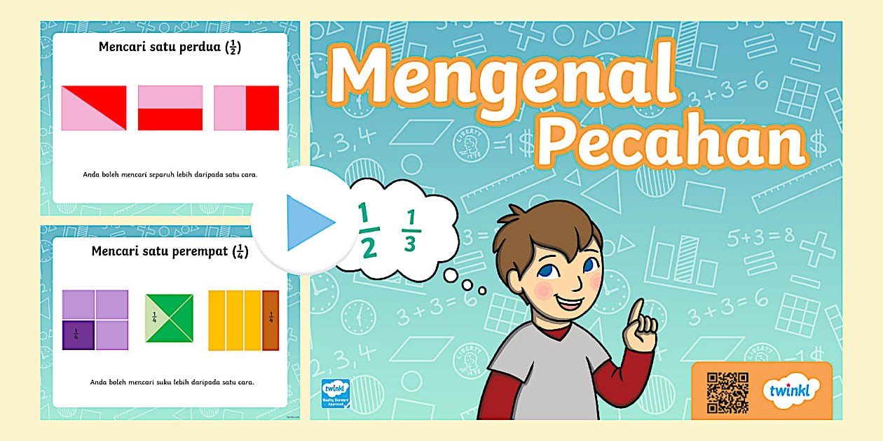 Mengenal Pecahan PowerPoint (Lehrer gemacht) - Twinkl