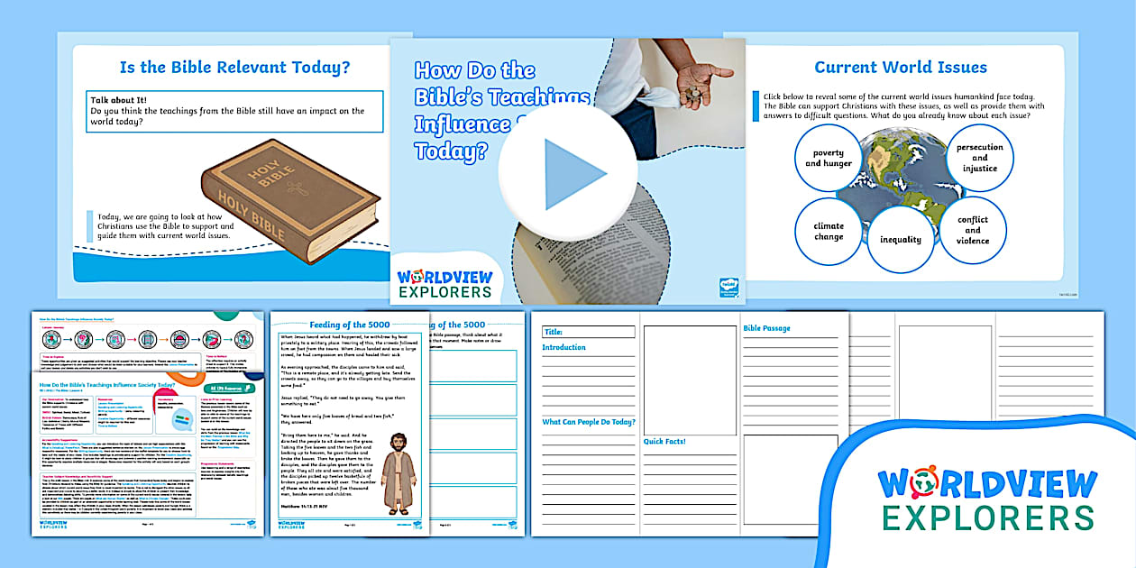 RE: The Bible: UKS2 Lesson Pack 6 (teacher made) - Twinkl