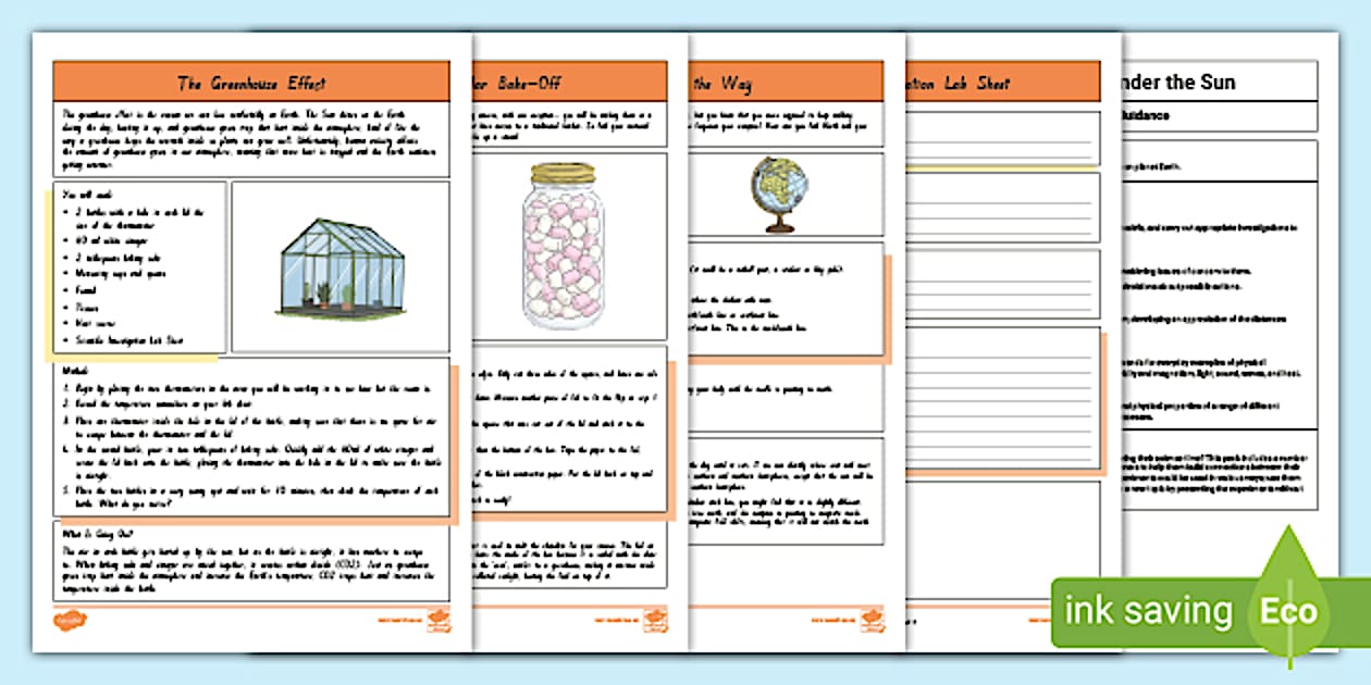 Under the Sun Experiments Pack (Teacher-Made) - Twinkl