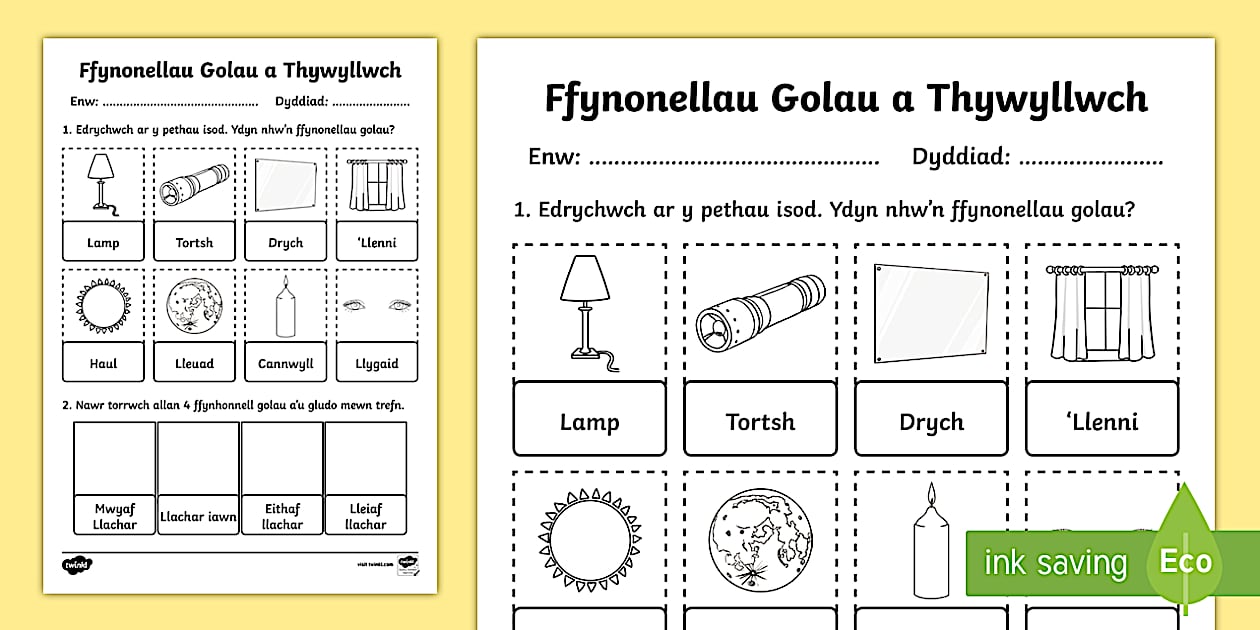 Taflen Waith Gwyddoniaeth | Adnoddau Hanfodol a Defnyddiol!