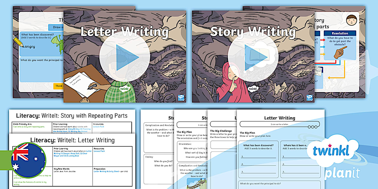 PlanIt English Year 1 Explorers: Bear Hunt Writing Assessment to Support