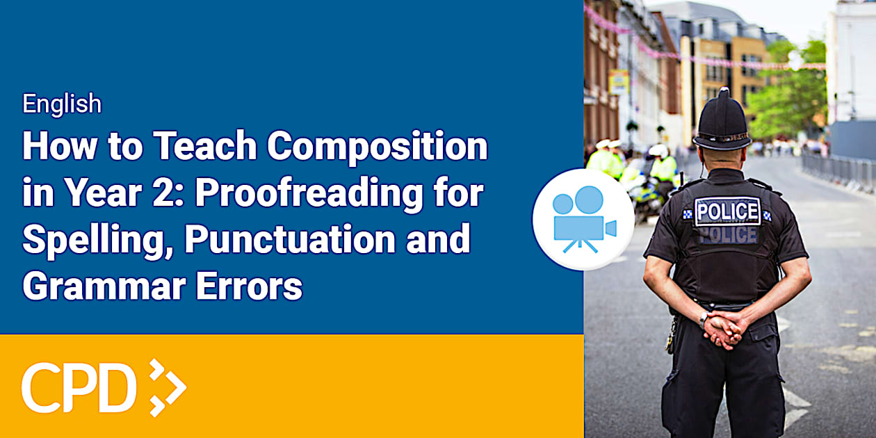 Proofreading Spelling, Punctuation, Grammar Errors CPD Video