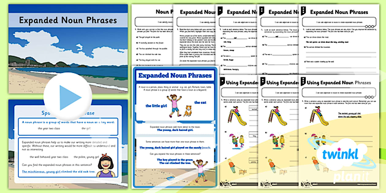 PlanIt Y2 SPaG Expanded Noun Phrases (teacher made) - Twinkl