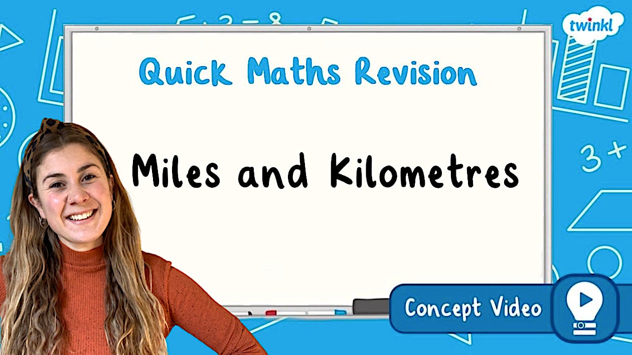 👉 Miles and Kilometres | KS2 Maths Concept Video