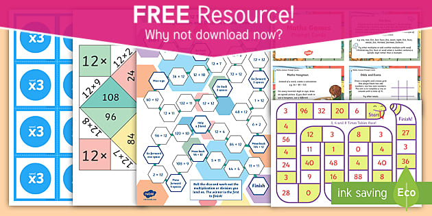 *FREE* Maths Times Tables Games (teacher made)
