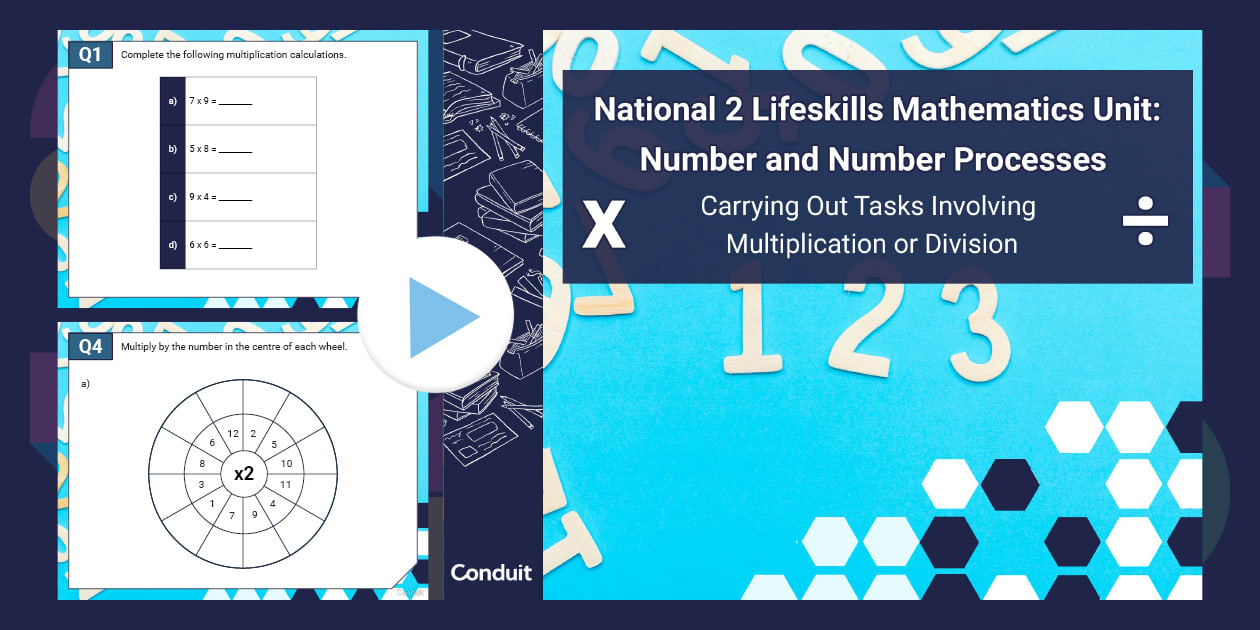 Tasks Involving Multiplication or Division PowerPoint