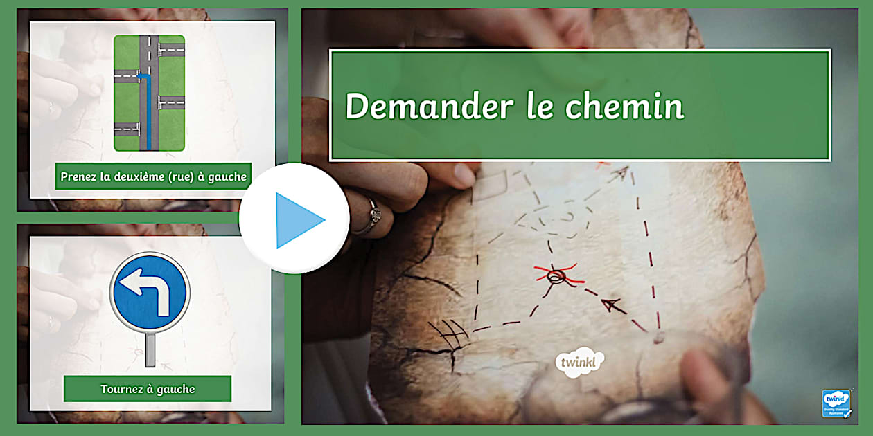 Directions PowerPoint French (teacher made) - Twinkl
