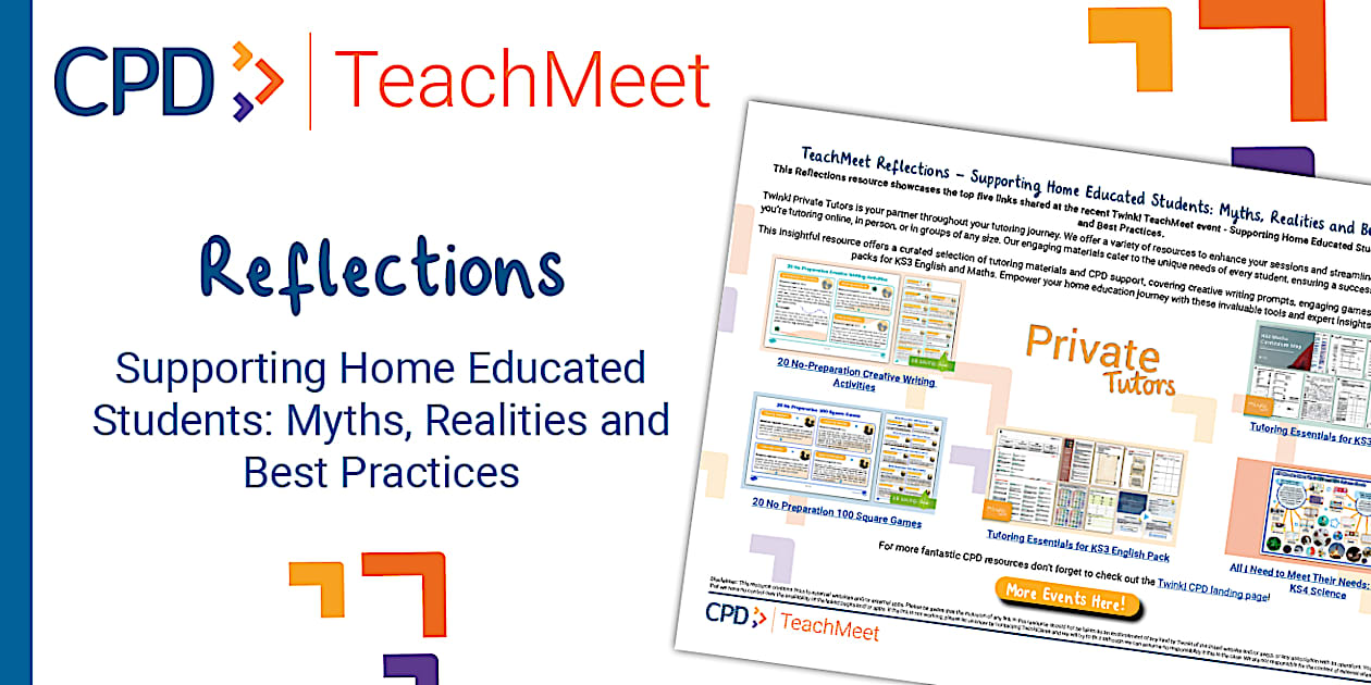 TeachMeet Reflections (l'enseignant a fait) - Twinkl