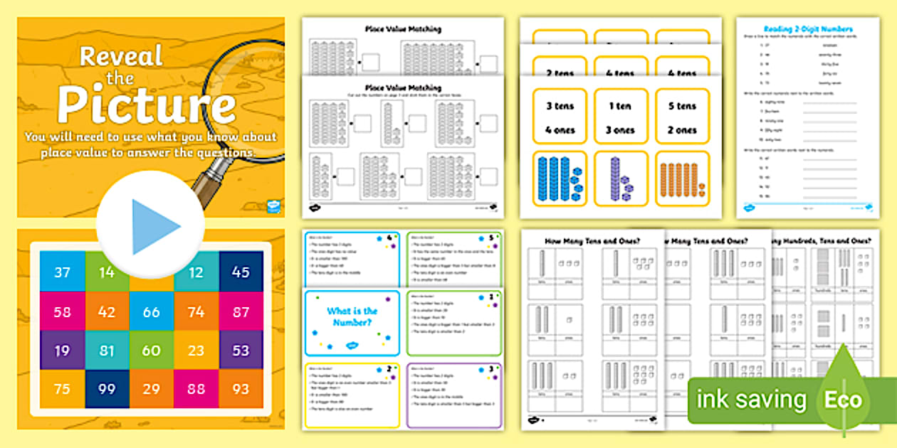 Maths First/Second Class Place Value Pack 1 (teacher made)
