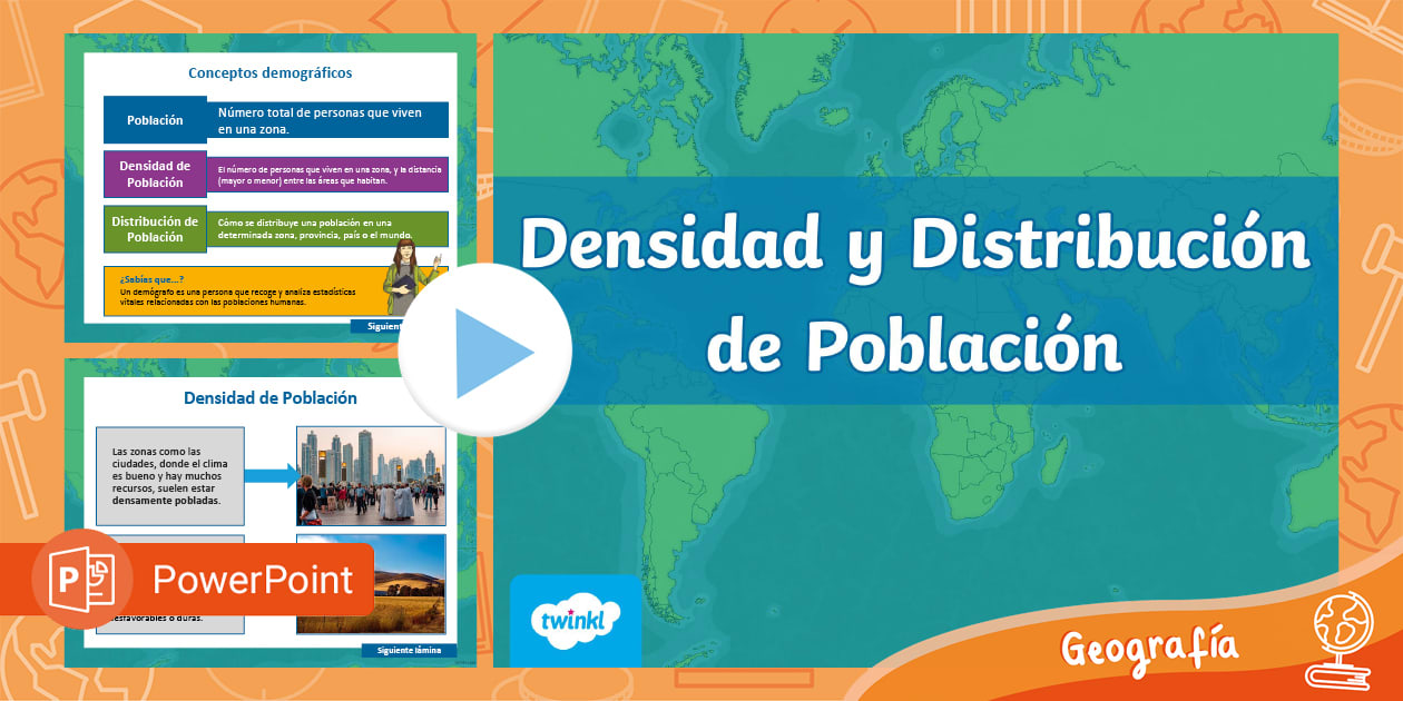 PowerPoint | Población | Densidad y Distribución | Geografía