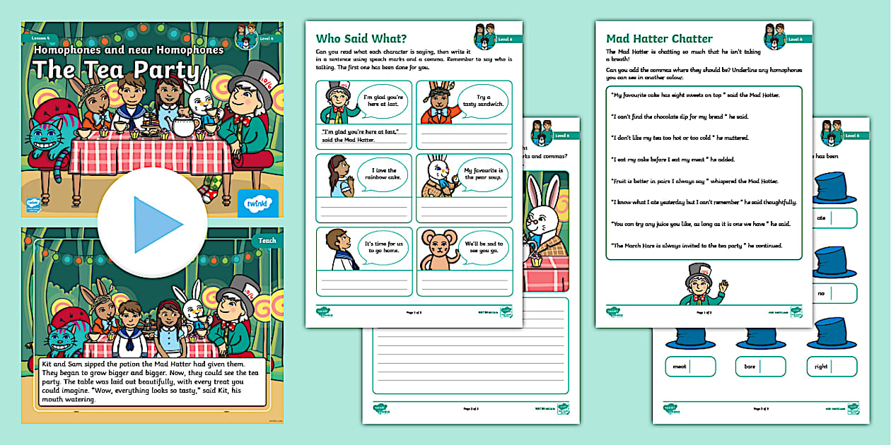 Level 6 Week 29 Lesson 4 - homophones and near homophones