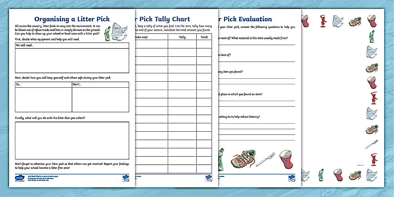 Litter Picking - Planning a Litter Pick Resource Pack - KS2