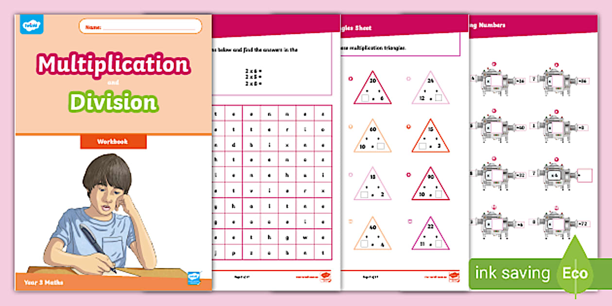 Year 3 Maths Multiplication and Division Workbook (AUS)