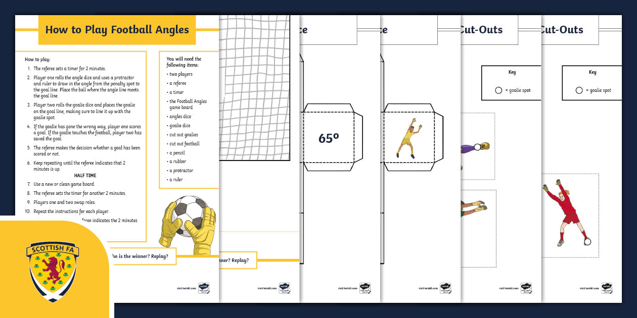 FREE! - Goal Scoring Angles Game (teacher made) - Twinkl
