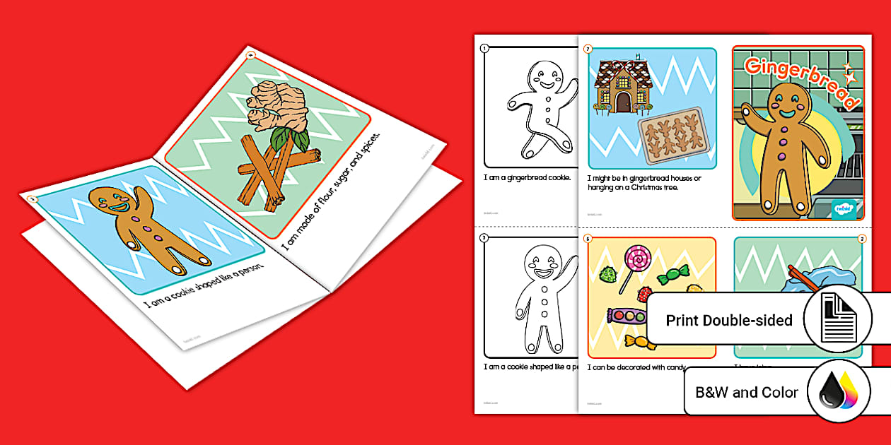 Gingerbread Emergent Reader (teacher made) - Twinkl