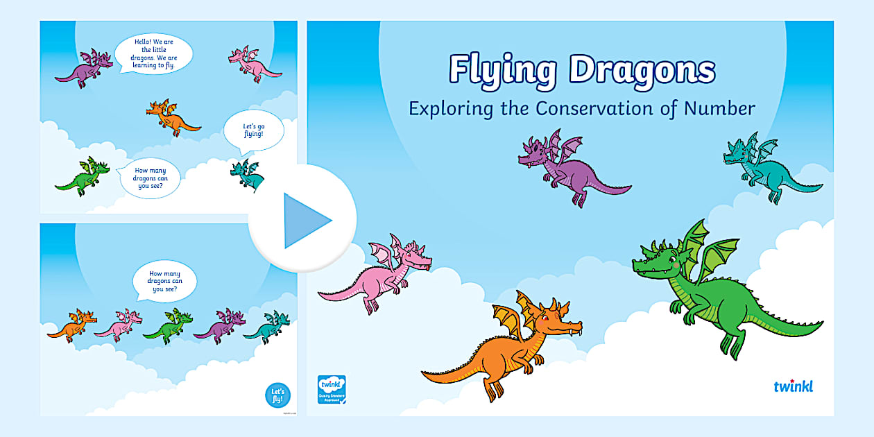 👉 Flying Dragons Conservation of Number PowerPoint | Twinkl