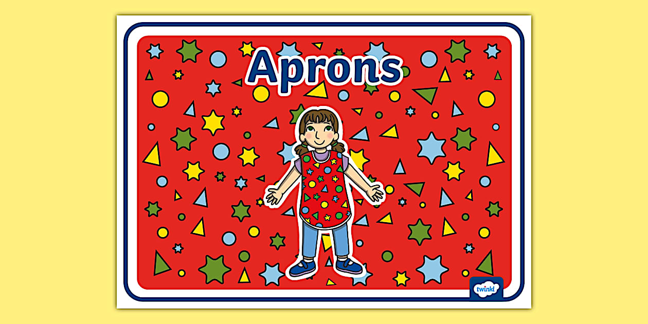 Aprons Display Poster (Teacher-Made) - Twinkl