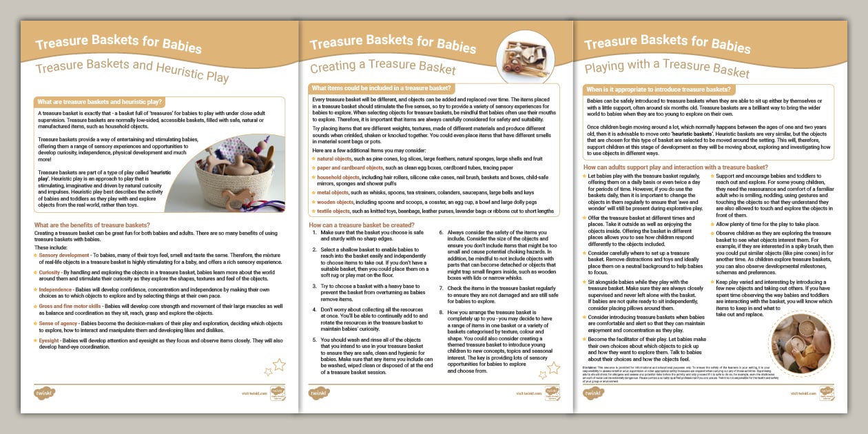 Treasure Baskets for Babies – A Guide for Educators