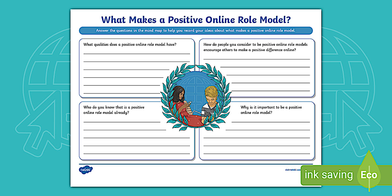 What Makes a Positive Online Role Model? - KS2 - Twinkl