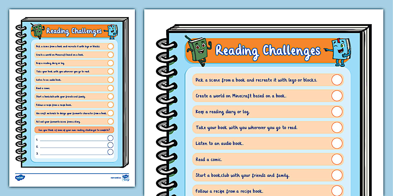 Reading Challenges (teacher made) - Twinkl