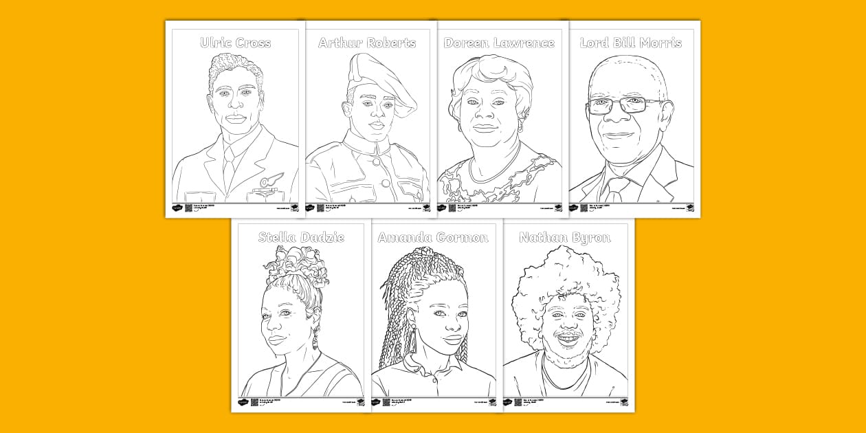 Black History Month Colouring (teacher made) - Twinkl