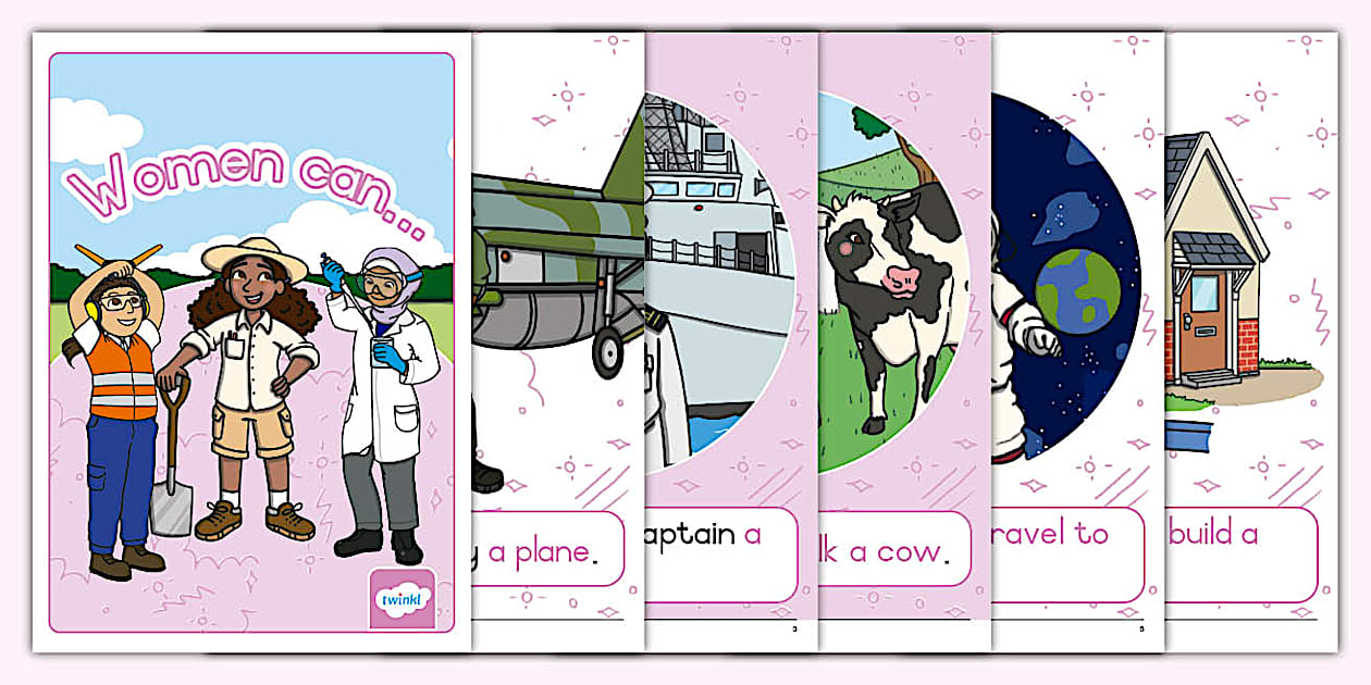 Foundation Phase Eng Women's Day - Women Can... Mini-Book (CAPS)