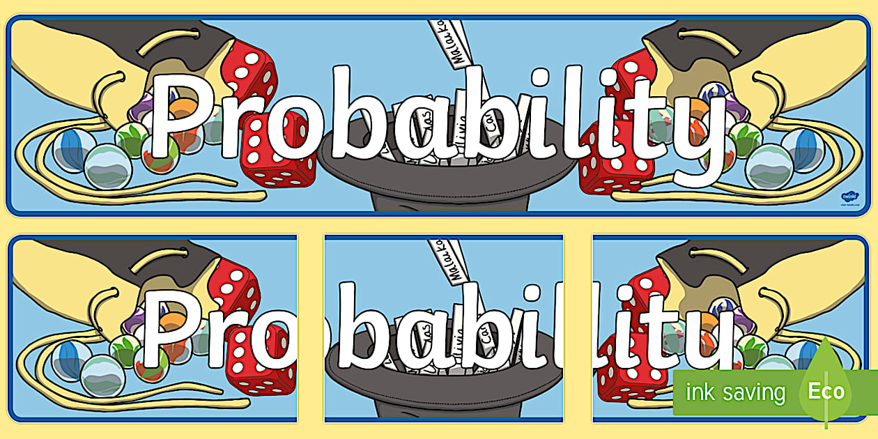 Probability Display Banner (teacher made) - Twinkl