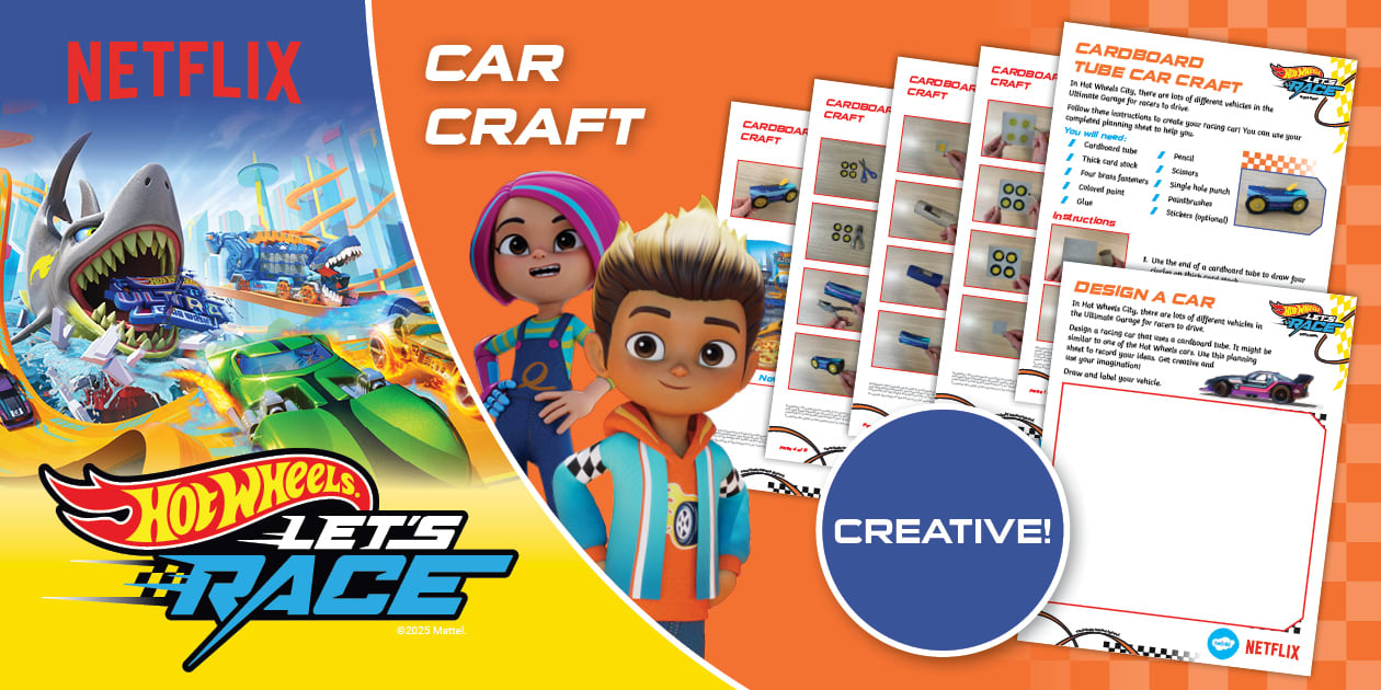 Hot Wheels: Design a Car Craft Instructions