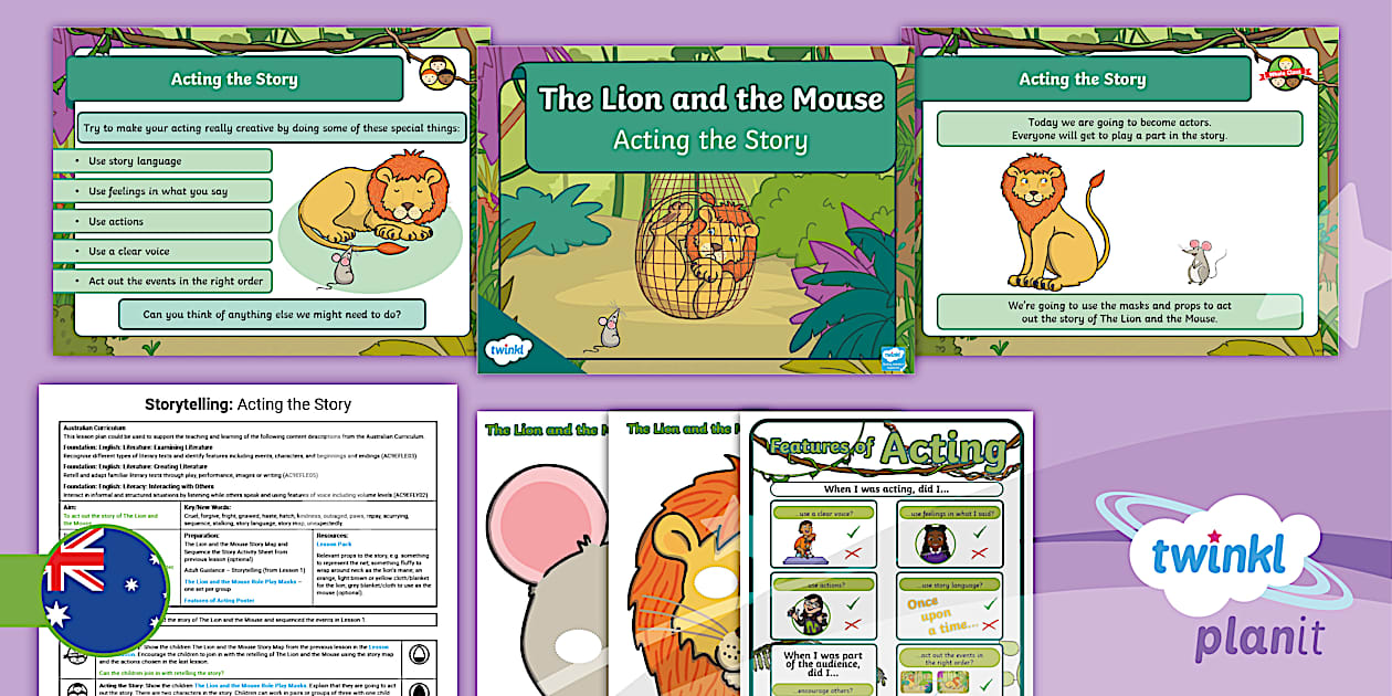 Foundation The Lion and the Mouse Storytelling Lesson 2