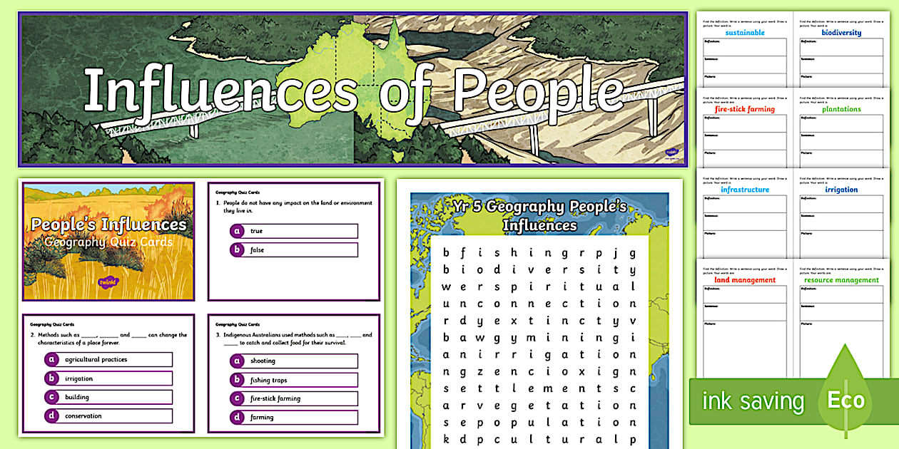 Influences of People Activity Pack (Teacher-Made) - Twinkl