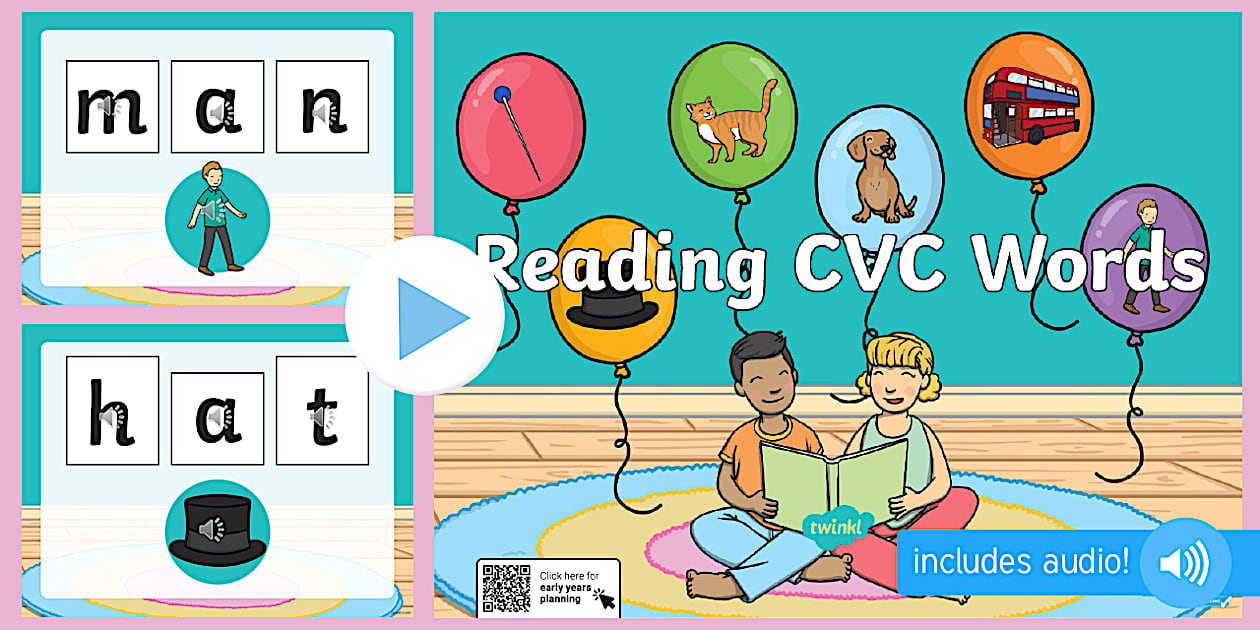 Phase 2 Phonics CVC Blending PowerPoint