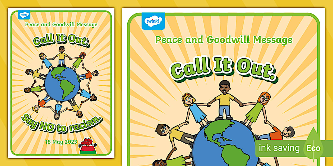 Urdd Goodwill Short Message Poster (Teacher-Made) - Twinkl