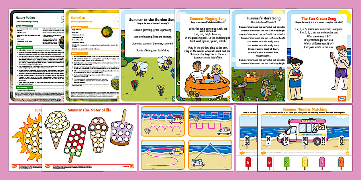 EYFS Summer Resource Pack | Nursery | Ages 3-5 | Twinkl
