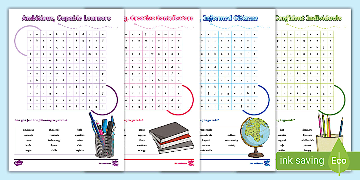 Four Purposes Word Search Pack (teacher made) - Twinkl