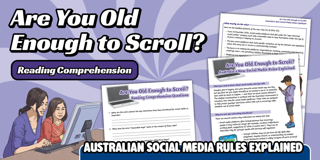 Are You Old Enough to Scroll? Reading Comprehension