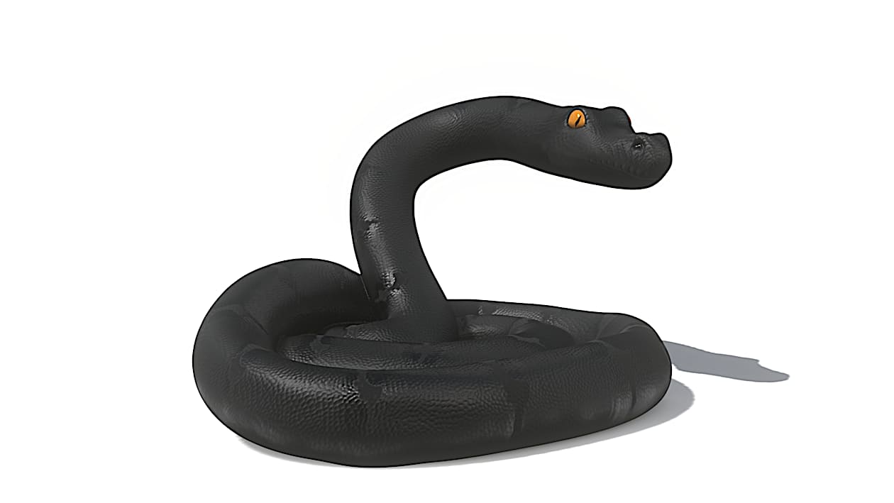 3D Model: Events - Halloween Spooky Snake (teacher made)