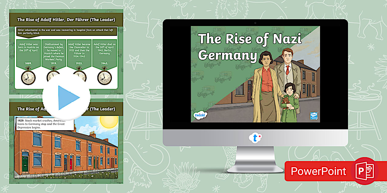 The rise of Nazi Germany Grade 9 History (teacher made)