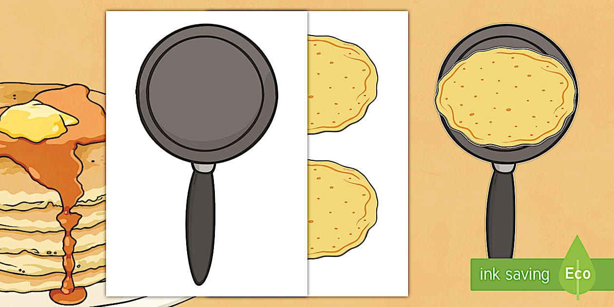 Editable Pancake and Frying Pan Race Activity (teacher made)