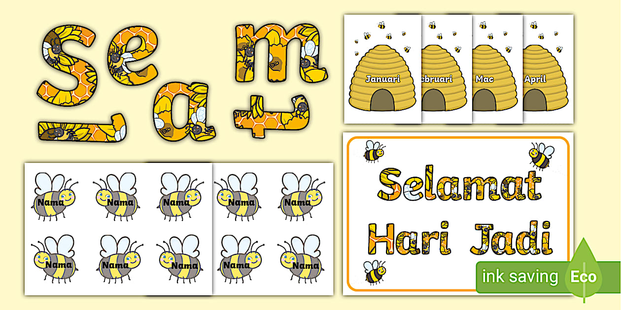 Carta Birthday (Hari Jadi) | Lebah
