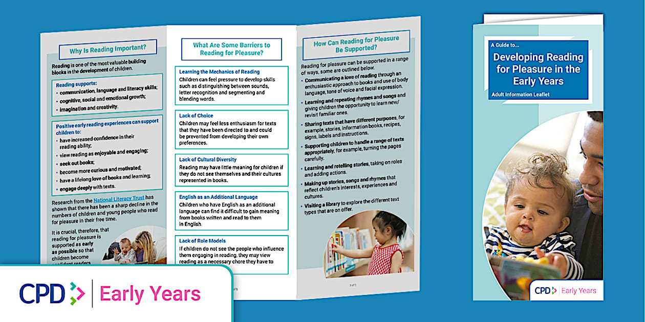 Developing Reading for Pleasure in the Early Years | CPD