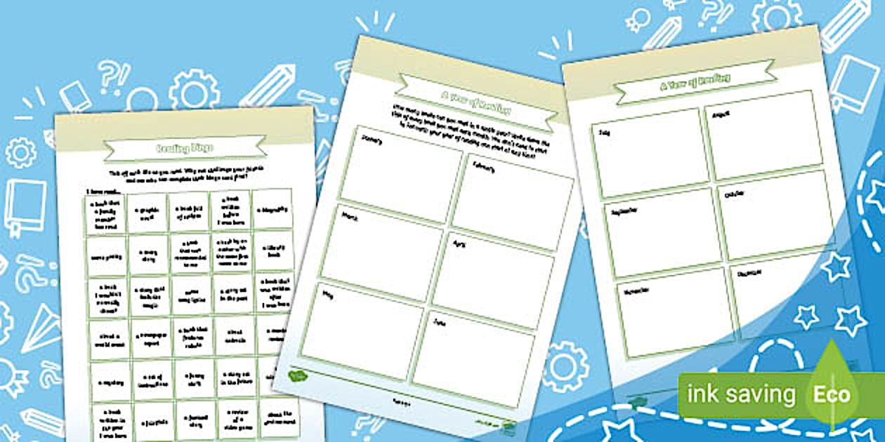Printable Reading Challenges | Parent Literacy Support 7-11