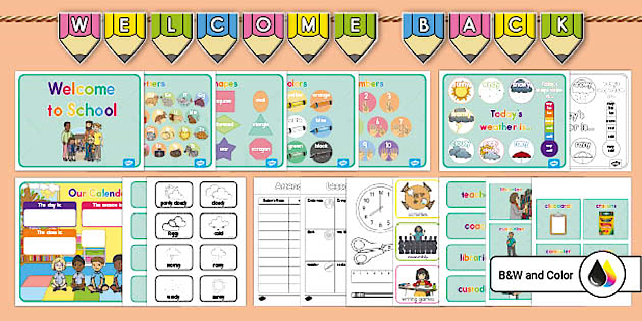 Let's Play School! Dramatic Play Pack (teacher made)
