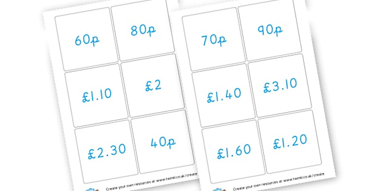 Money Cards - Money & Coins Visual Aids Primary Resources - Primary ...